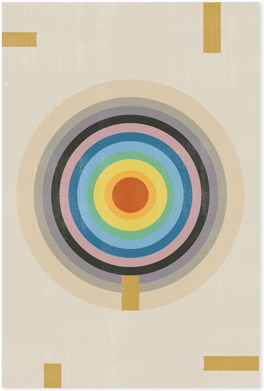 Rainbow Circle |Wall Art Print Framed Canvas Poster