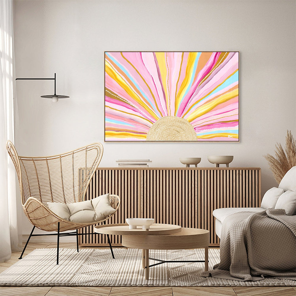 Rising Sun, By Bri Chelman,Wall Art Canvas Print, Poster,Range of