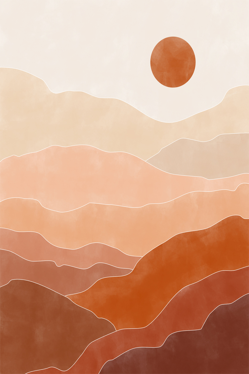 Rustic Sunset , By Elena Ristova |Wall Art Print Framed Canvas Poster ...