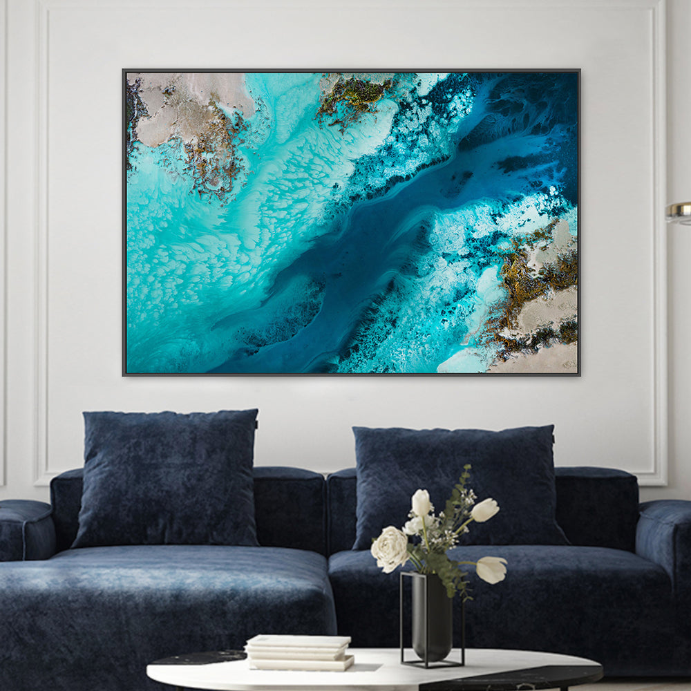 Salt Water Passage |Wall Art Print Framed Canvas Poster – Gioia Wall Art
