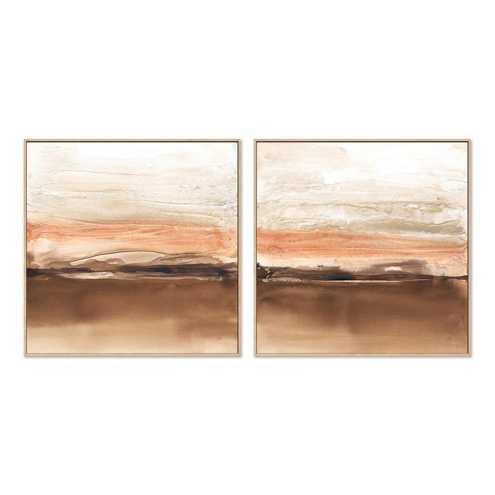 Sand Shadows, Set of 2 , By Chris Paschke |Wall Art Print Framed