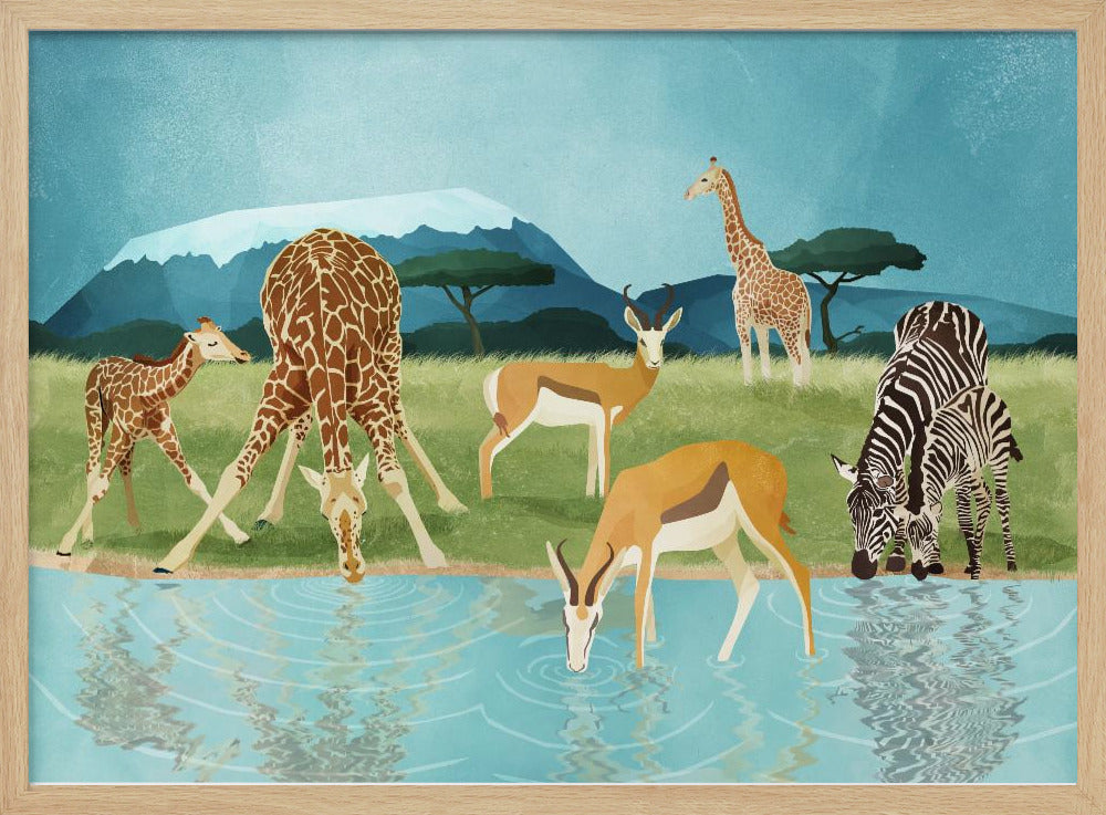 Savannah , By Goed Blauw,Wall Art Canvas Print, Poster,Range of Sizes