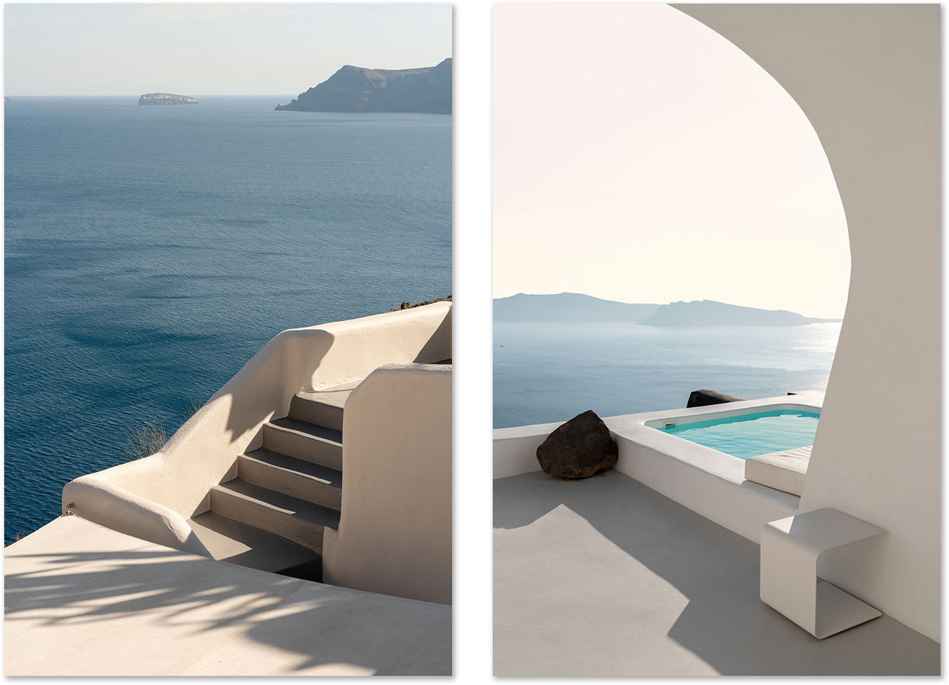 Seaside Poetry, Set Of 2 |Wall Art Print Framed Canvas Poster