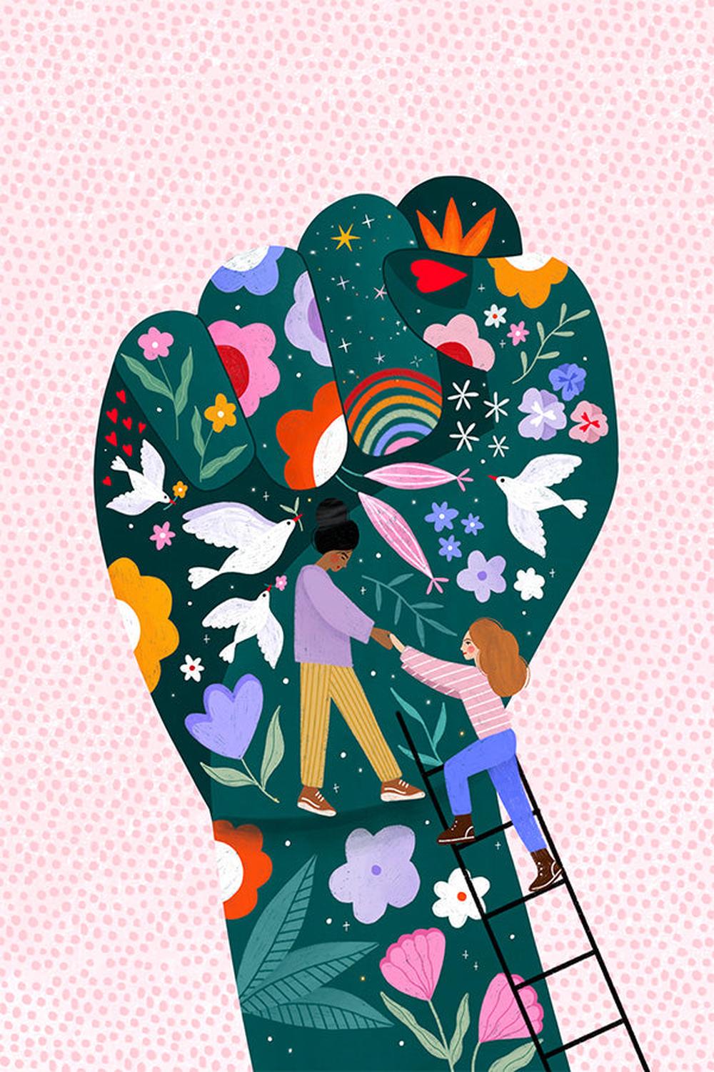 Solidarity|Canvas Wall Art Print,Poster Print