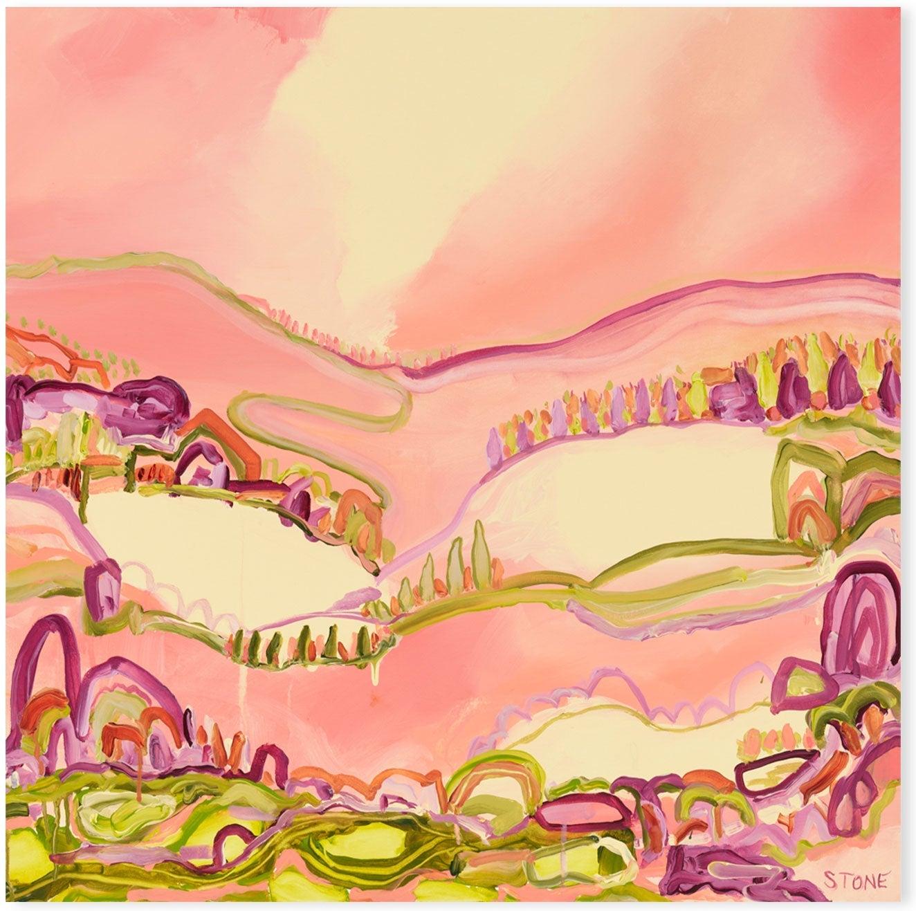 Spring Feels , By Belinda Stone,Wall Art Canvas Print, Poster,Range of