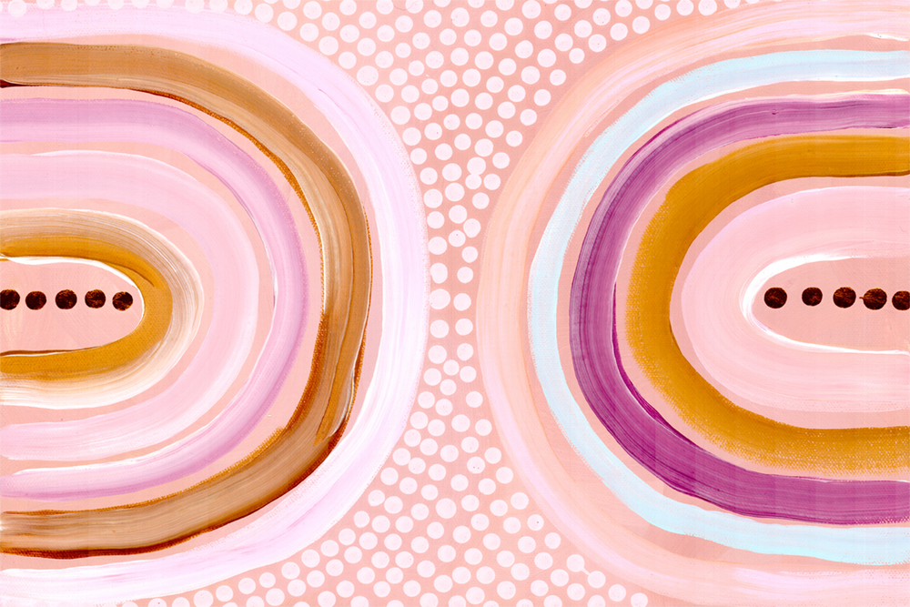 Standing Together , By Bri Chelman |Wall Art Print Framed Canvas