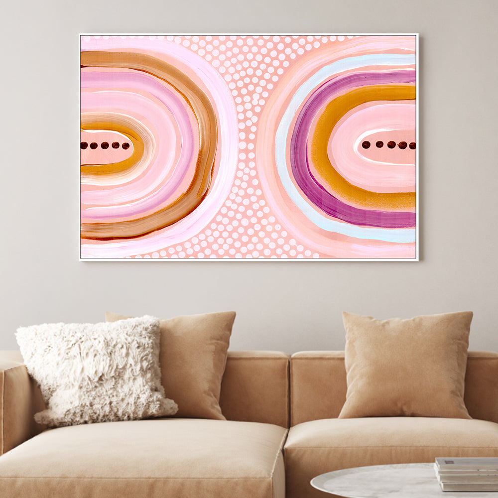 Standing Together , By Bri Chelman |Wall Art Print Framed Canvas ...