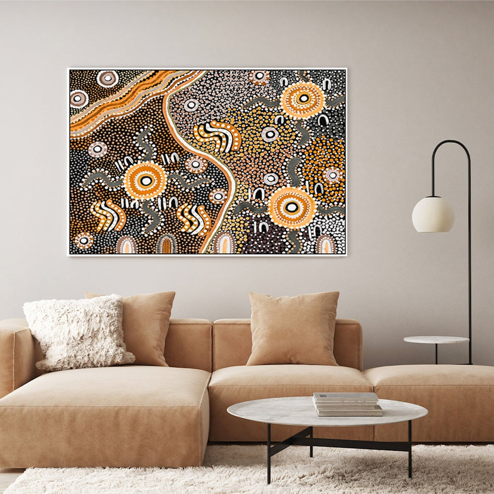 Summertime, Style B, Boho Earth Tones , By Tahni Derbin |Wall Art