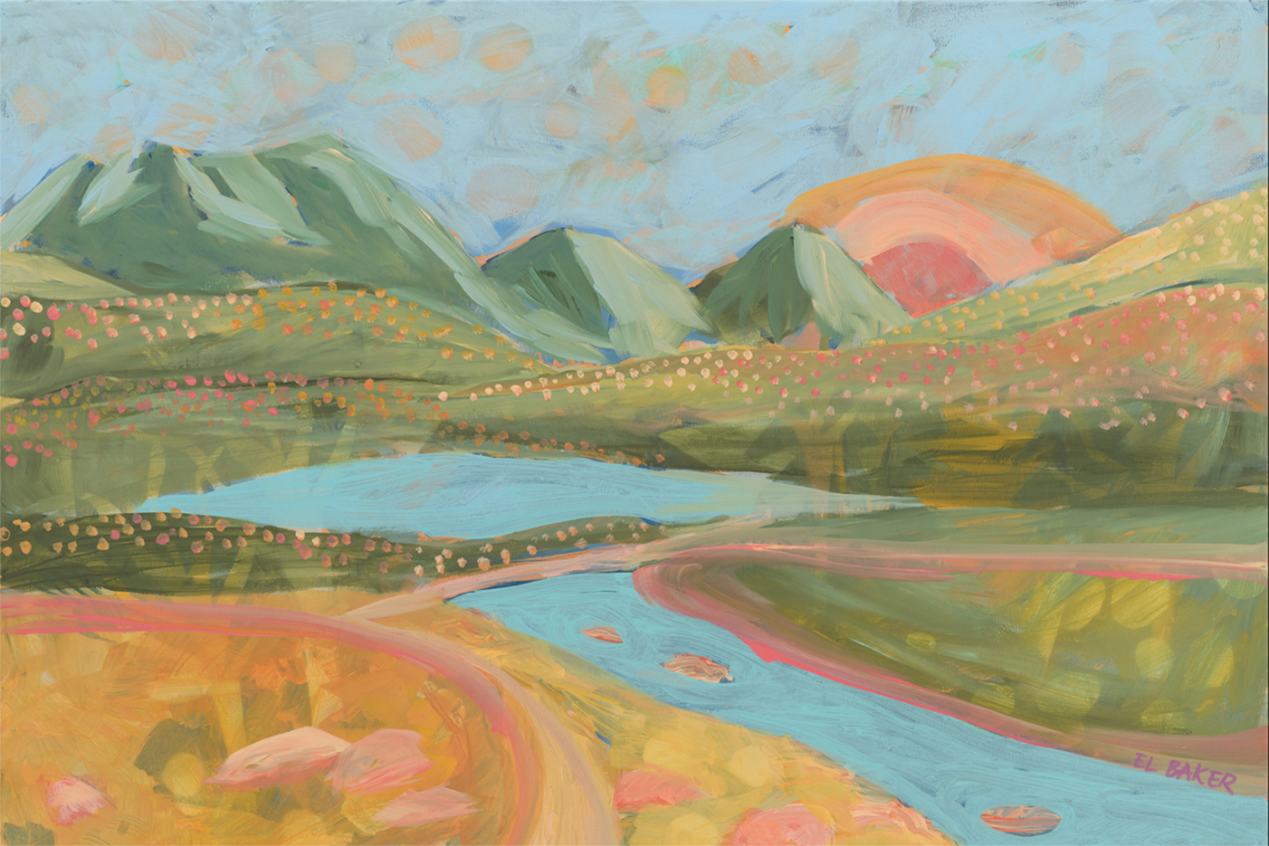 Sunrise , By Eleanor Baker |Wall Art Print Framed Canvas Poster – Gioia ...