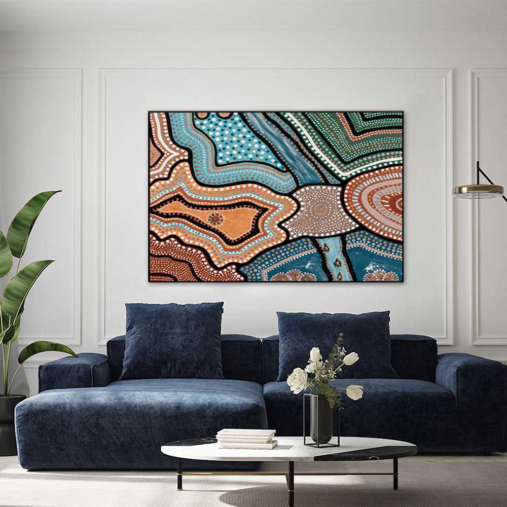 The Dreaming, Style B, Shades Of Amber And Teal , By Tahni Derbin ...