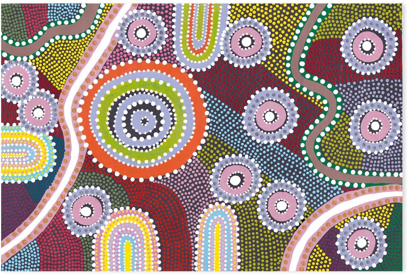 The Dreaming, Style E , By Tahni Derbin,Wall Art Canvas Print,