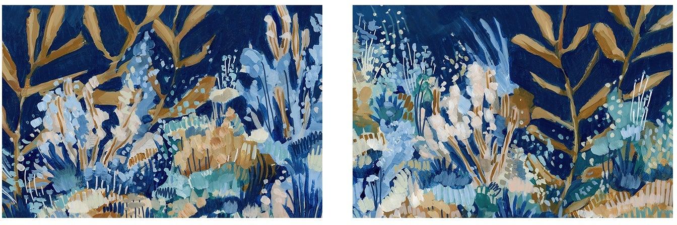 The Seas Abyss, Set Of 2 , By Jetty Home |Wall Art Print Framed Canvas