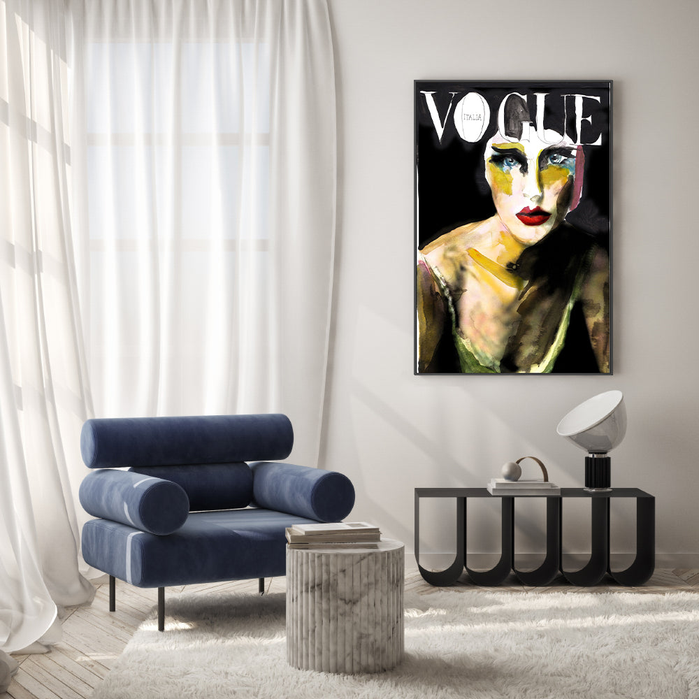 Vogue , By Victoria Verbaan |Wall Art Print Framed Canvas Poster ...