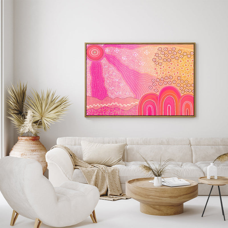 Walk Together , By Domica Hill,Wall Art Canvas Print, Poster,Range of