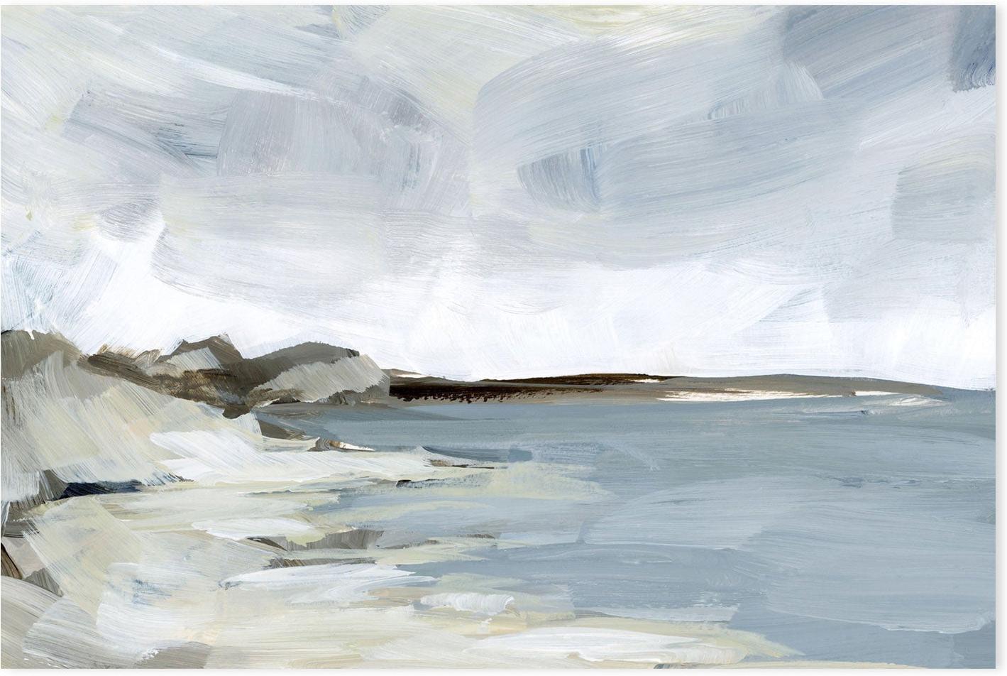 Washed Out, Style F , By Emily Wood,Wall Art Canvas Print,