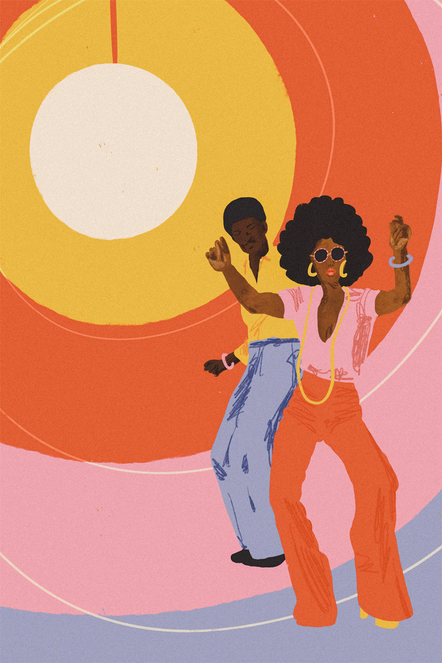 Yes Sir I Can Boogie , By Gigi Rosado |Wall Art Print Framed Canvas