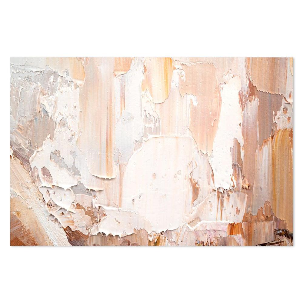 Canvas Painting, Soft Blush, Style B , Hand-painted Canvas, Framed