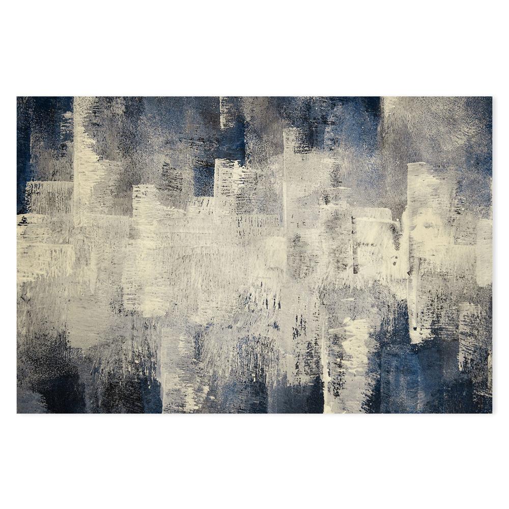 Canvas Painting, Disrupted In Time, Hand-Painted Canvas, Framed