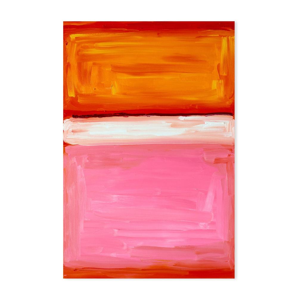 Canvas Painting, Square Up, Hand-Painted Canvas, Framed Hand-painted