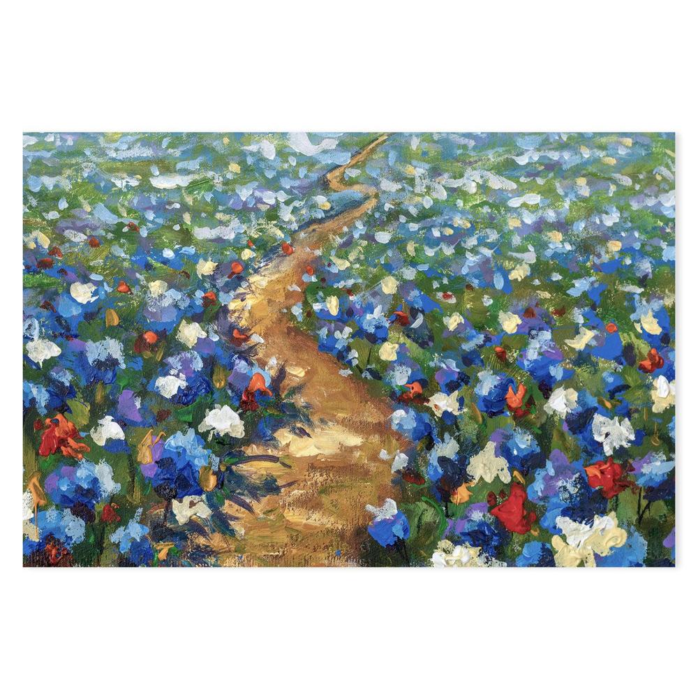 Canvas Painting, The Journey , Hand-painted Canvas, Framed