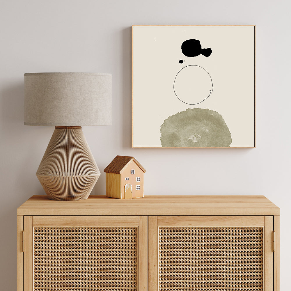 Canvas Painting, Zen , Hand-Painted Canvas, Framed Hand-painted Canvas ...