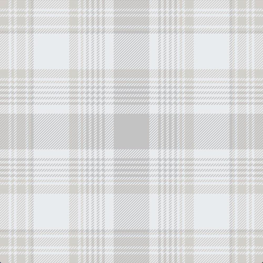 Soft Tone Plaid Wallpaper Eco-friendly Peel & Stick removable