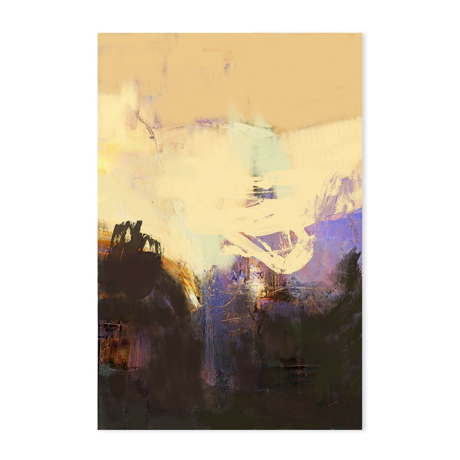 Canvas Painting, Sublimation , Hand-Painted Canvas, Framed – Gioia Wall Art