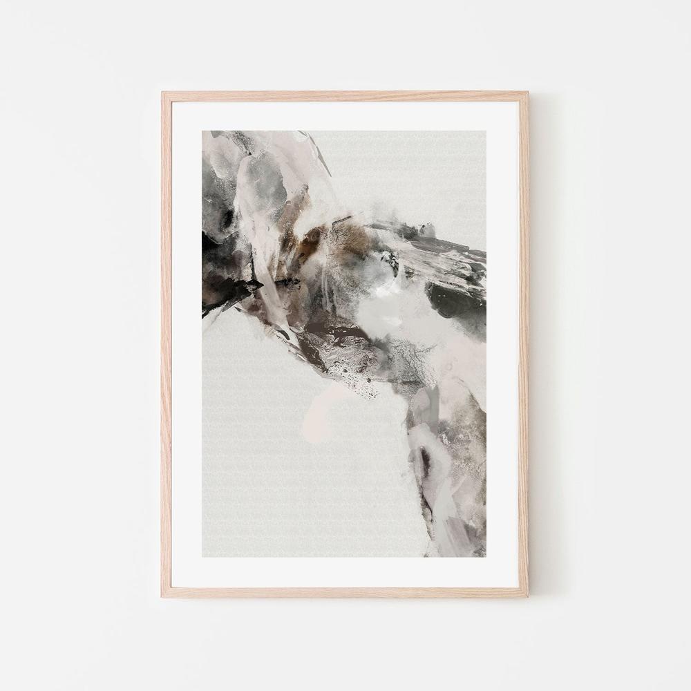 Canvas Painting, Unwavering Willpower , Hand-Painted Canvas, Framed