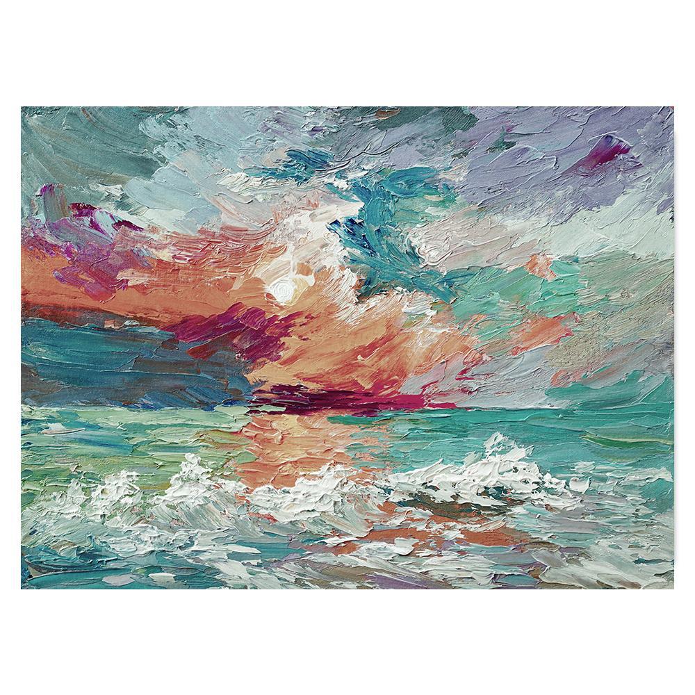 Canvas Painting, A Perfect Storm, Hand-Painted Canvas, Framed